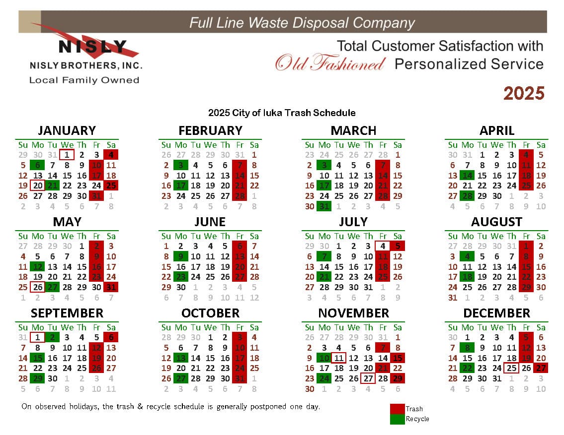 Iuka, Kansas Trash Services - Nisly Brothers