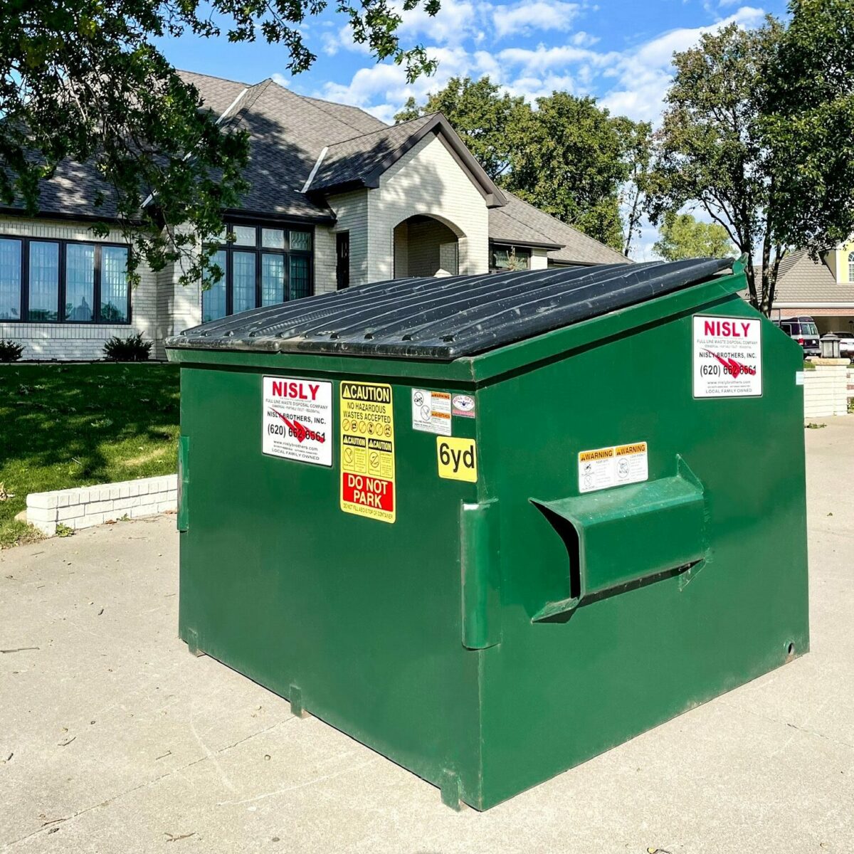 6-Yard Small Dumpster Rental – Hutchinson, Kansas - Nisly Brothers